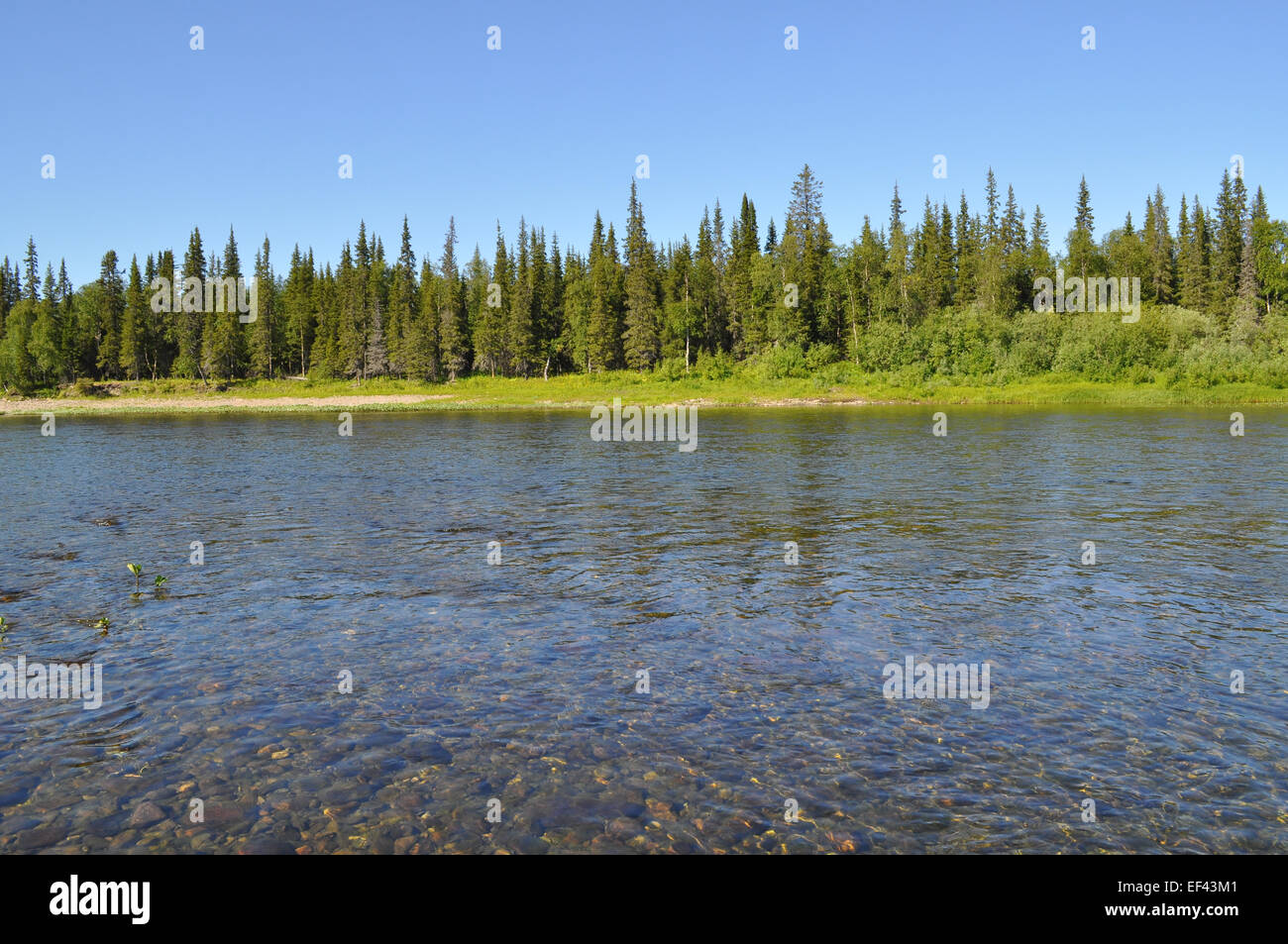 Pebble stream water feature hi-res stock photography and images - Alamy