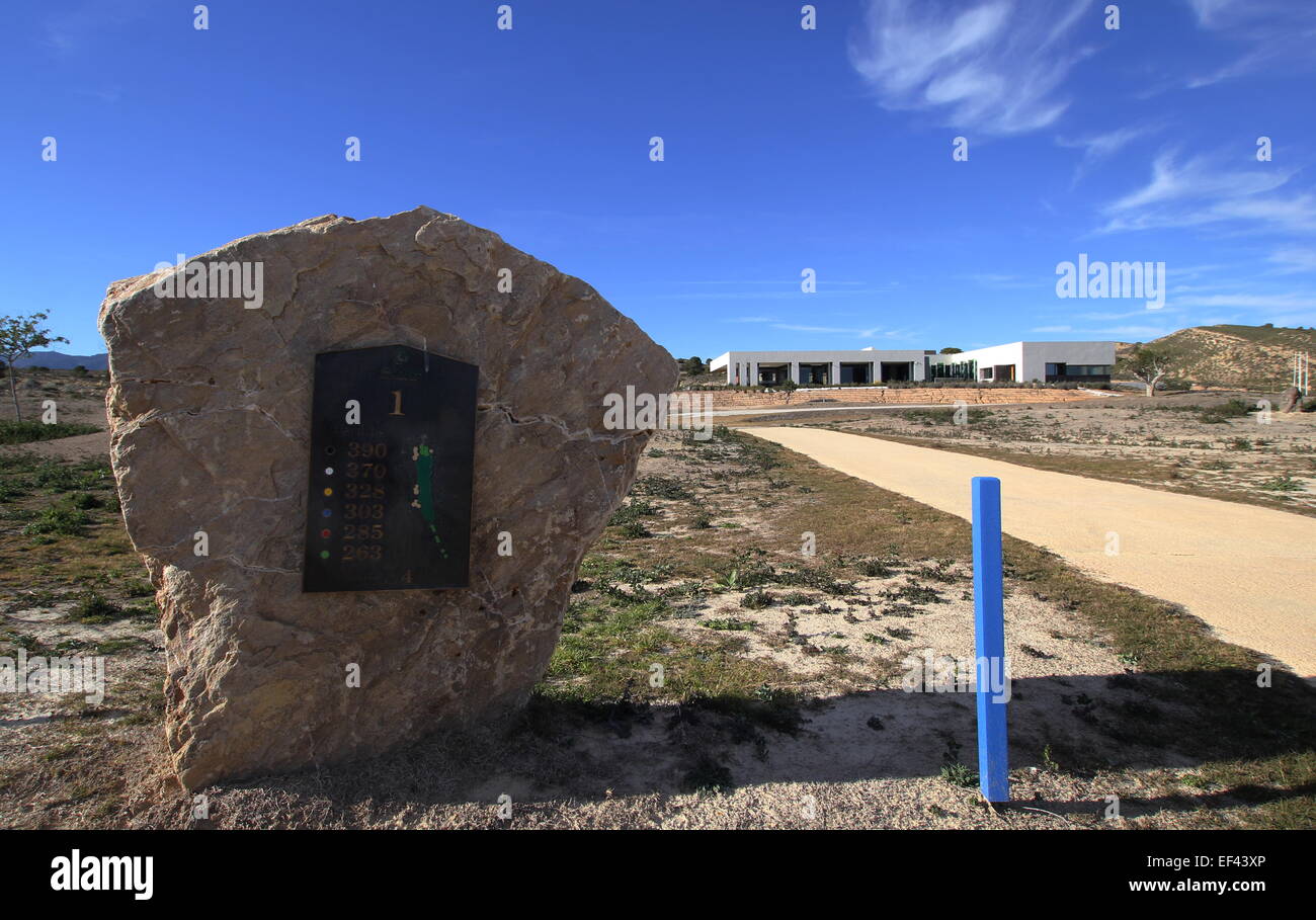 Corvera Golf Club in Murcia, Costa Calida, Spain. 26th January, 2015 ...