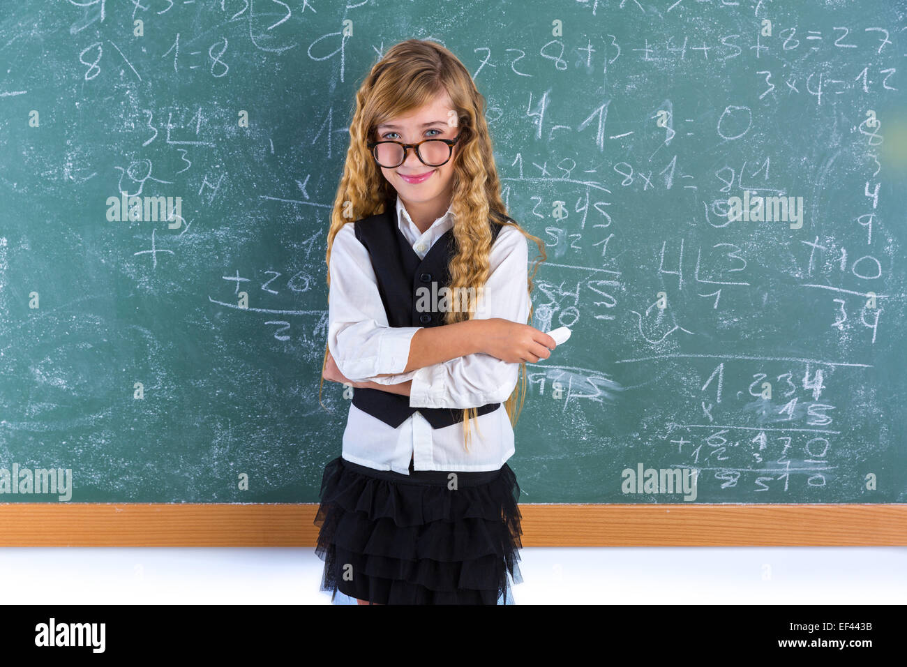 Beautiful nerd girl glasses hi-res stock photography and images - Alamy