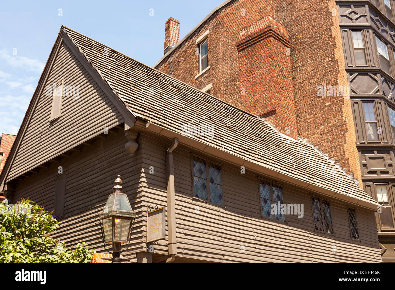 Paul Revere House, 19 North Square, North End, Boston, Massachusetts ...