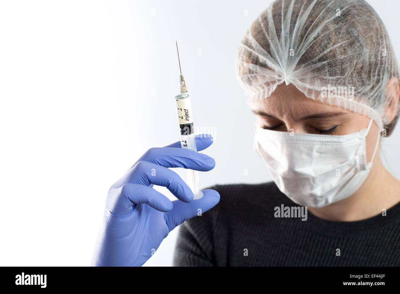 Medical concept injection vaccination hi-res stock photography and ...