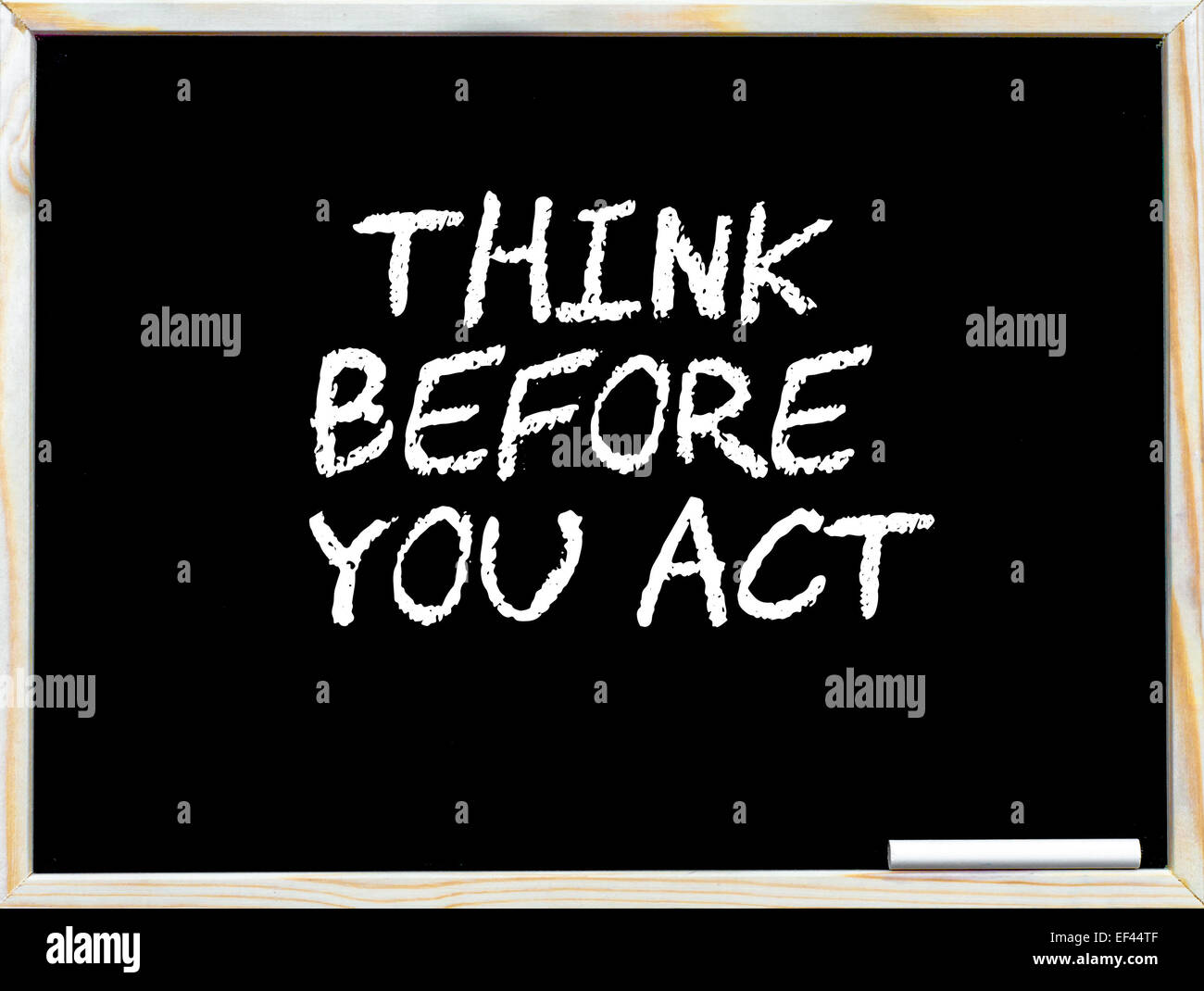 Think Before You Act Clipart