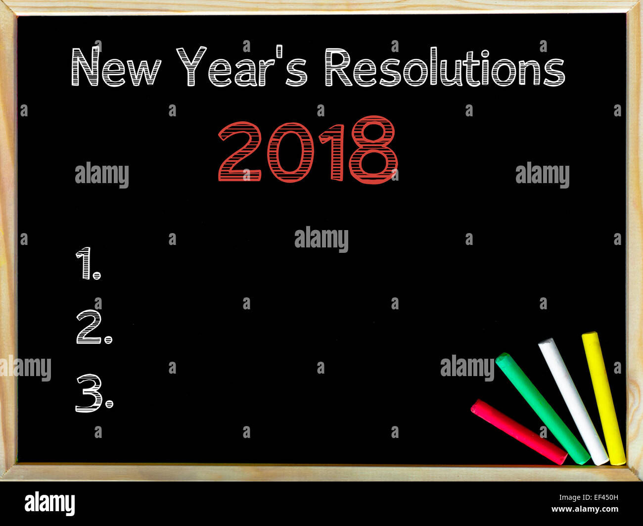 2018 resolutions hi-res stock photography and images - Alamy