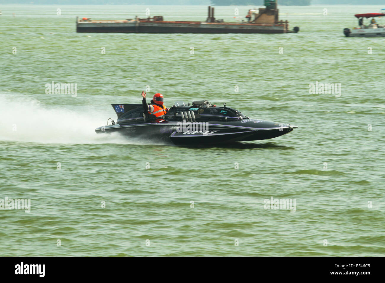 Boat GP17. Class GP, Grand Prix Hydroplane. Boat Racing. American Power ...