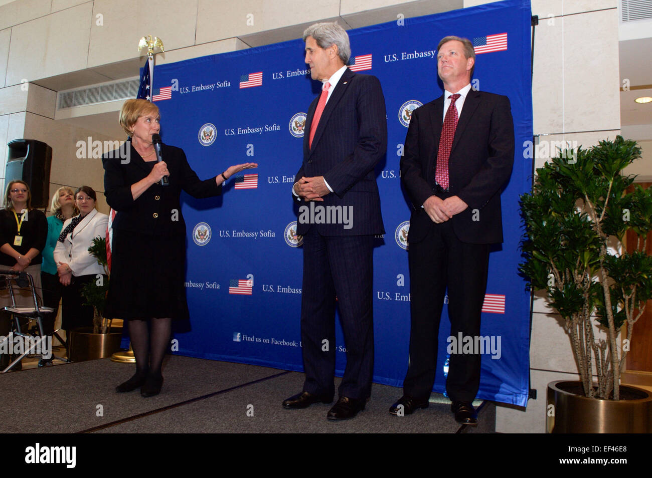 U.S Ambassador to Bulgaria Marcie Ries and Deputy Chief of Mission ...