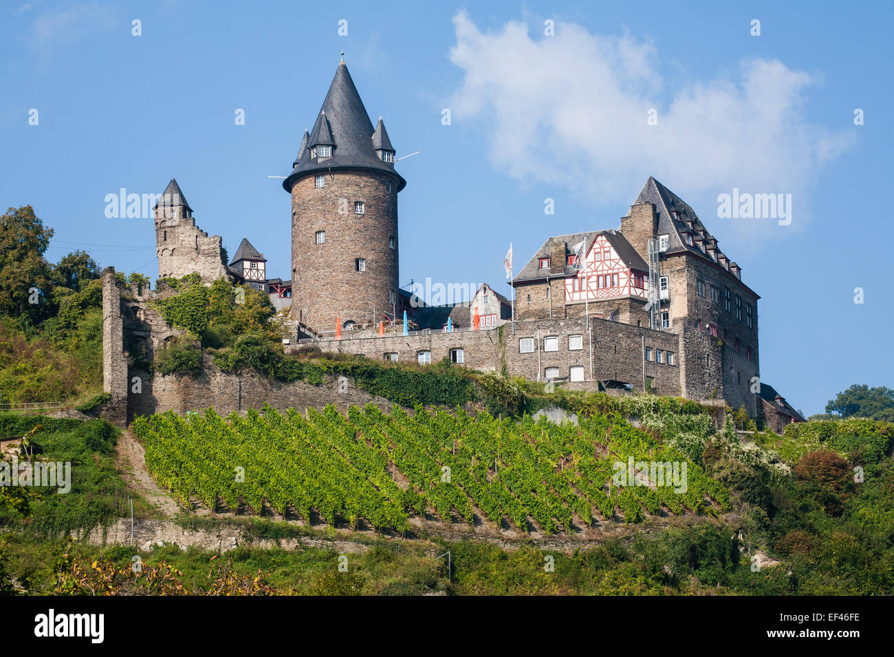 Stahleck Castle, Bacharach, Germany Stock Photo - Alamy