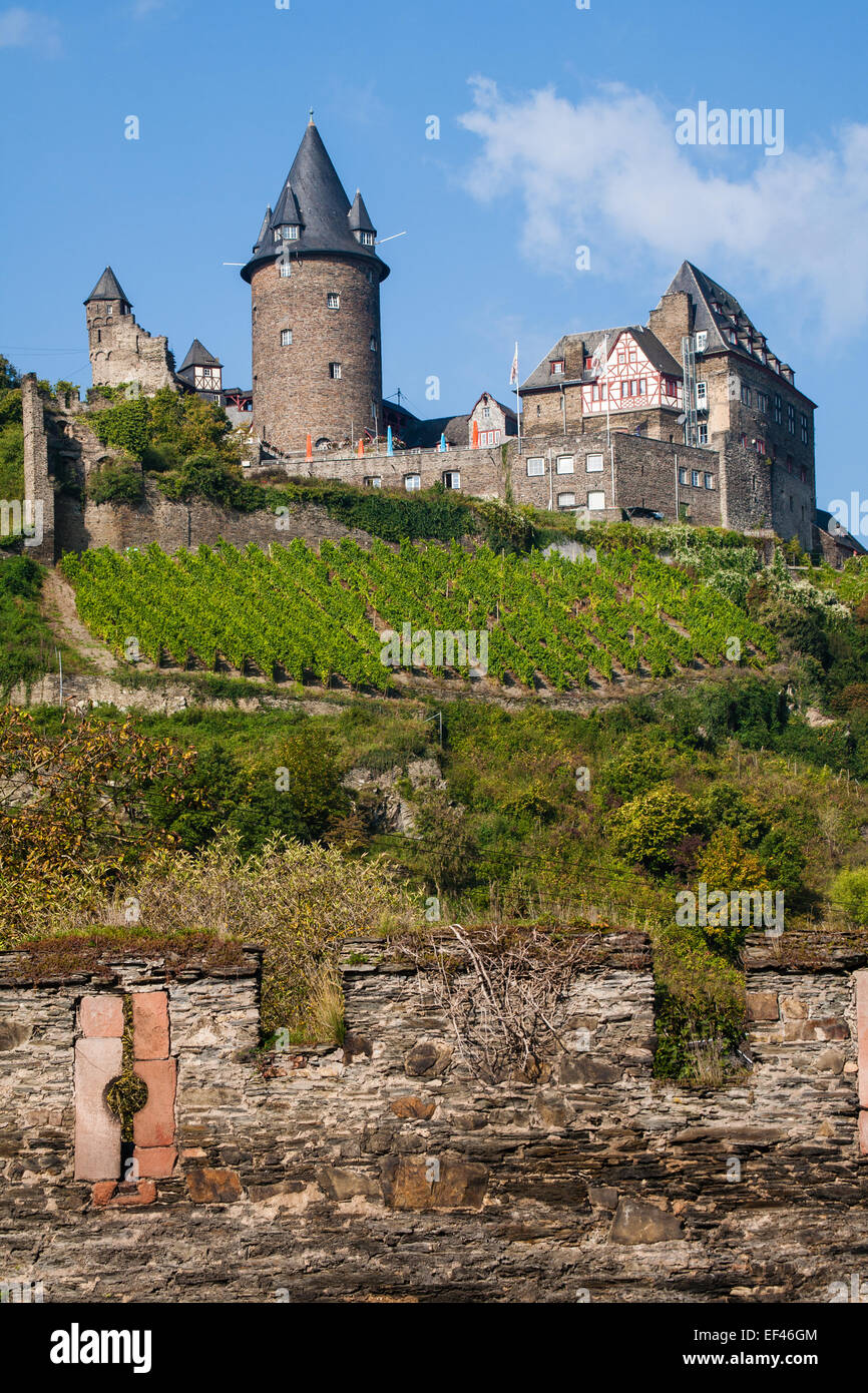 Stahleck Castle, Bacharach, Germany Stock Photo - Alamy