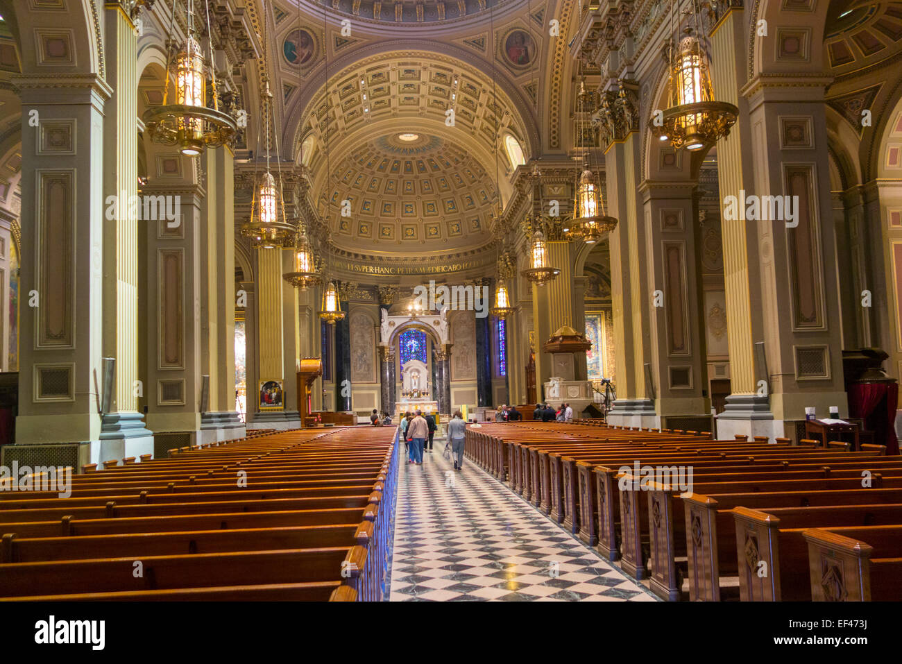 Cathedral Basilica of Saints Peter and Paul Philadelphia PA Stock Photo ...