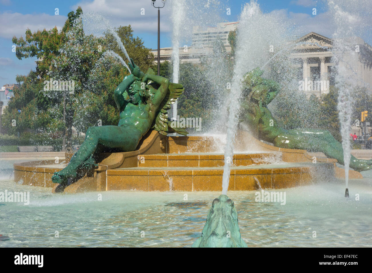 Swann memorial fountain Philadelphia PA Stock Photo - Alamy