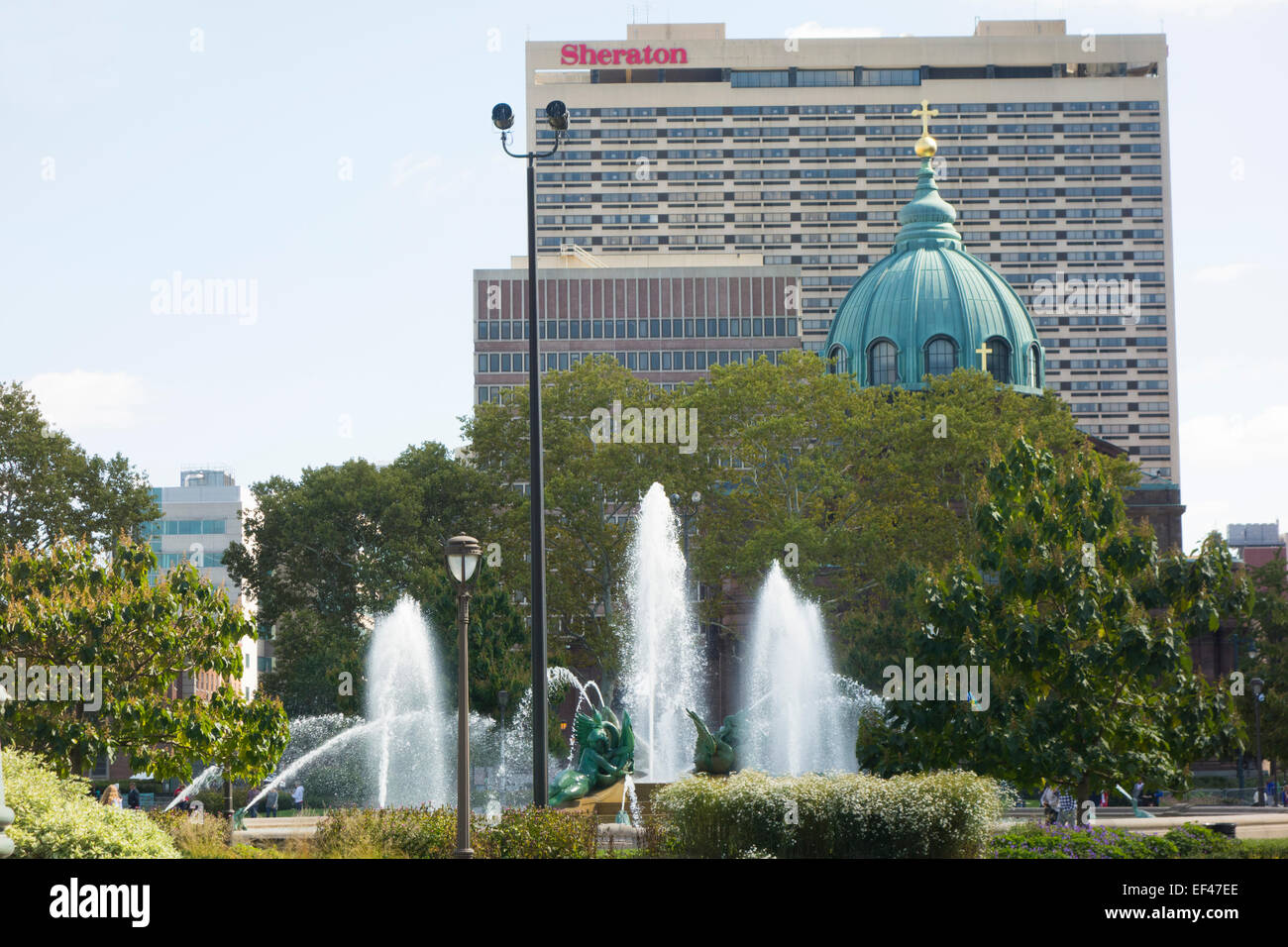 Swann memorial fountain Philadelphia PA Stock Photo - Alamy