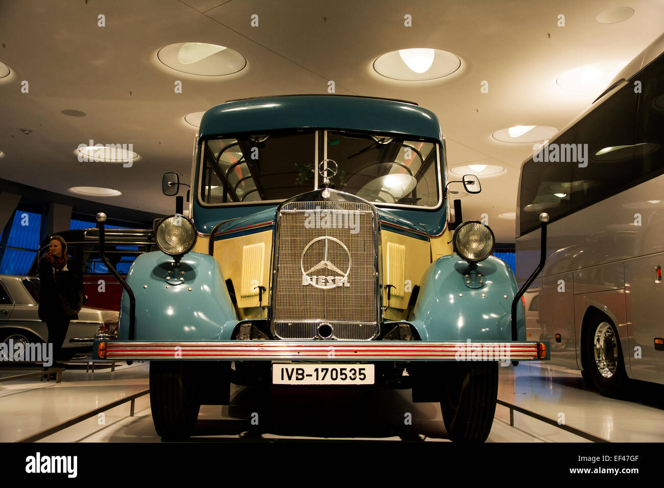 Mercedes Benz Museum,Stuttgart,Germany-December 7th 2014:Mercedes ...