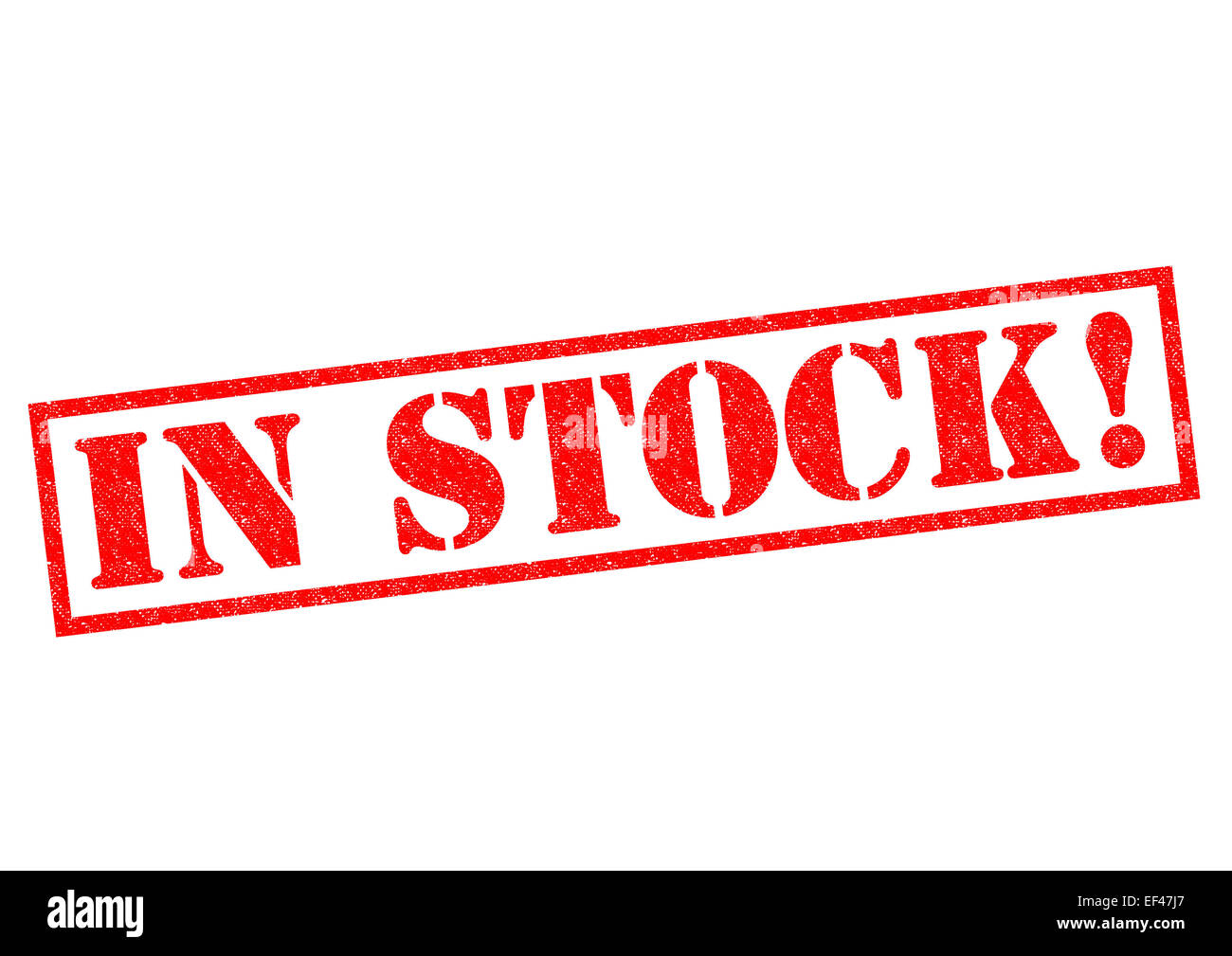 IN STOCK! red Rubber Stamp over a white background Stock Photo - Alamy