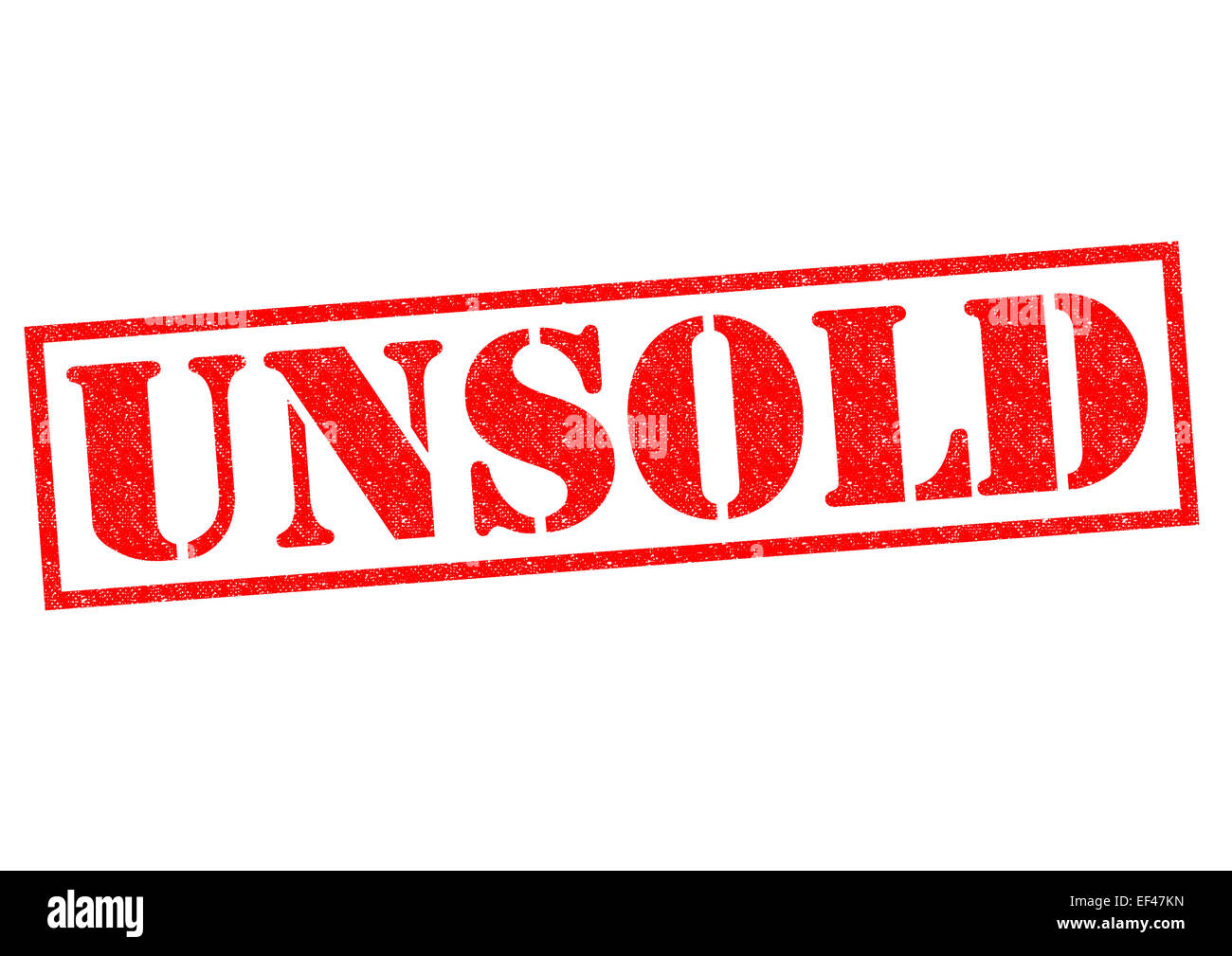 UNSOLD red Rubber Stamp over a white background Stock Photo - Alamy