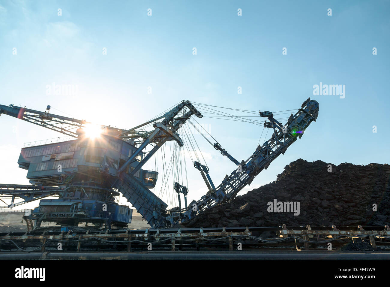 Mining machinery in the mine Stock Photo - Alamy