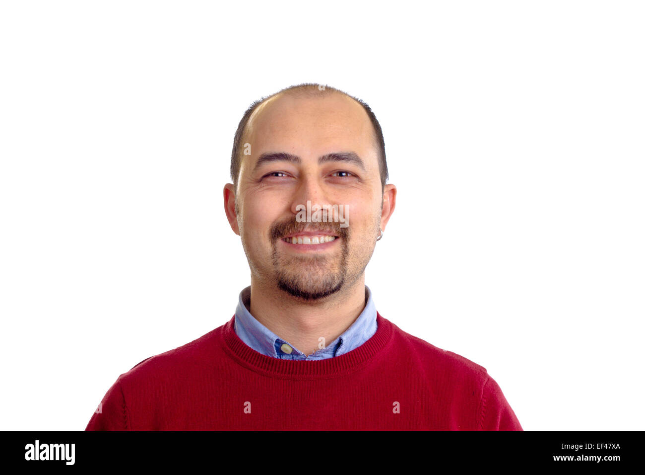 Isolated man smiling hi-res stock photography and images - Alamy