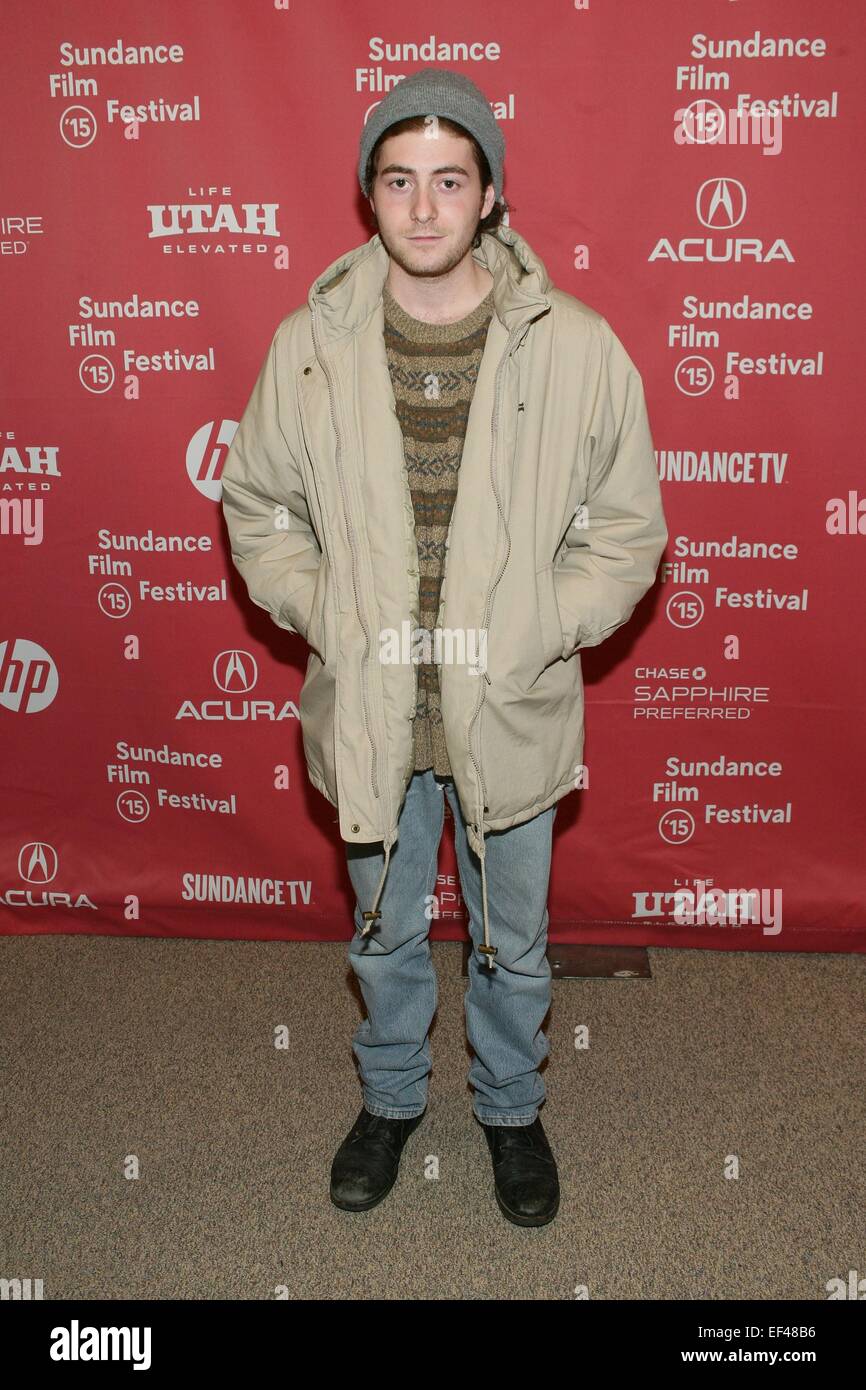 Park City, UT, USA. 26th Jan, 2015. Jesse Carere at arrivals for THE ...