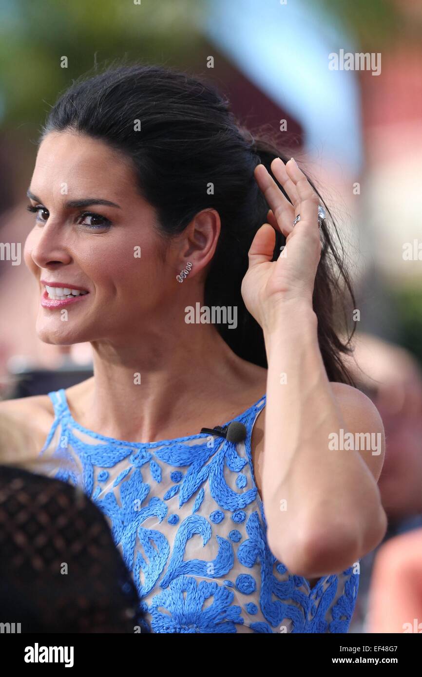 Angie Harmon appears on Extra Featuring: Angie Harmon Where: Los ...