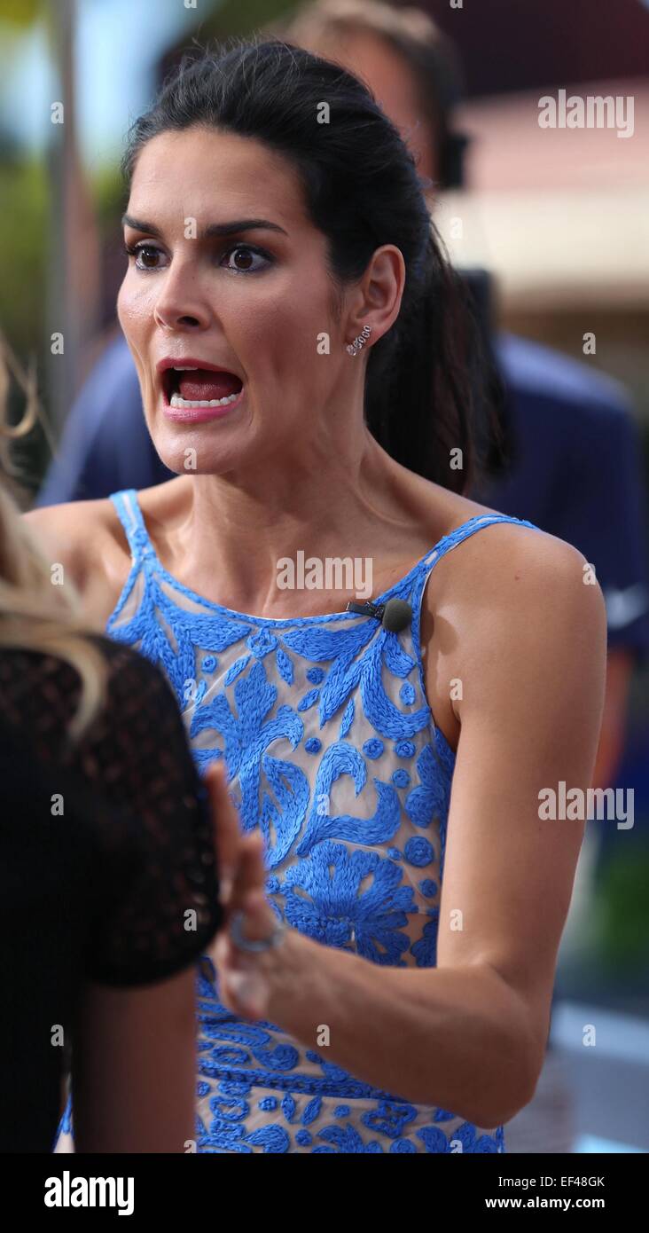 Angie Harmon appears on Extra Featuring: Angie Harmon Where: Los ...