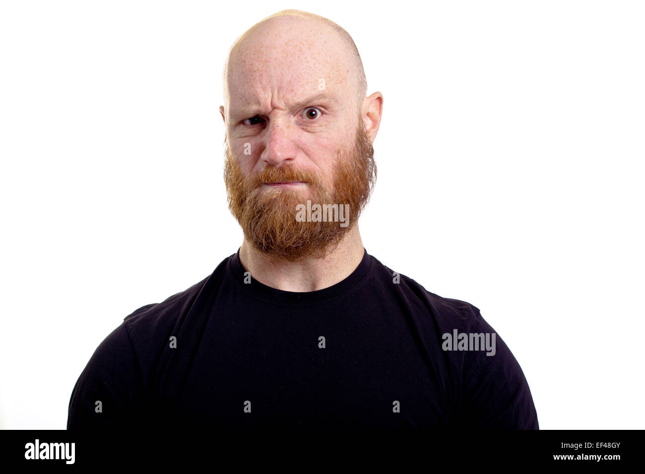 angry man isolated on white background Stock Photo - Alamy