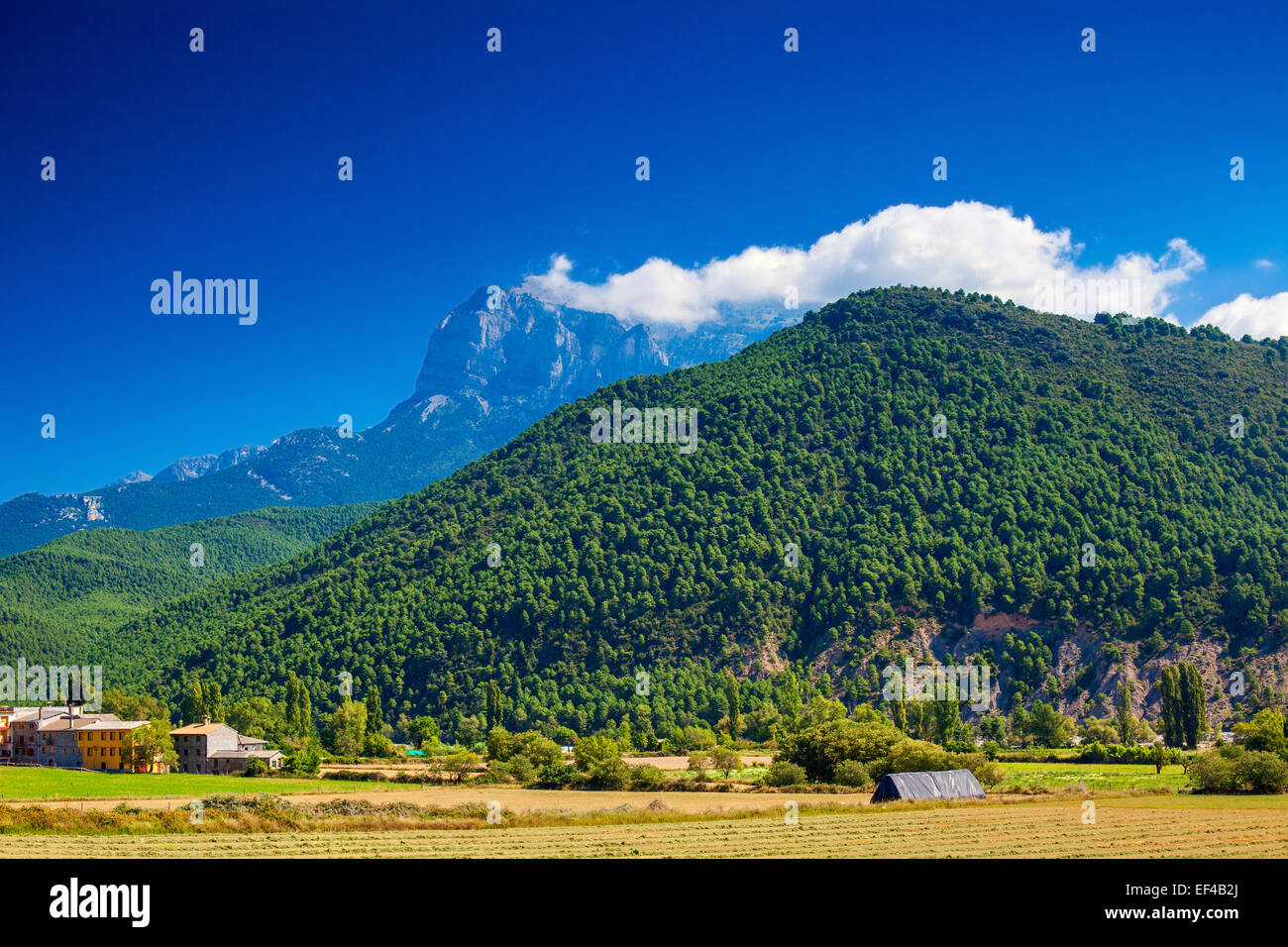 Pyrenees mountains summer view Stock Photo - Alamy