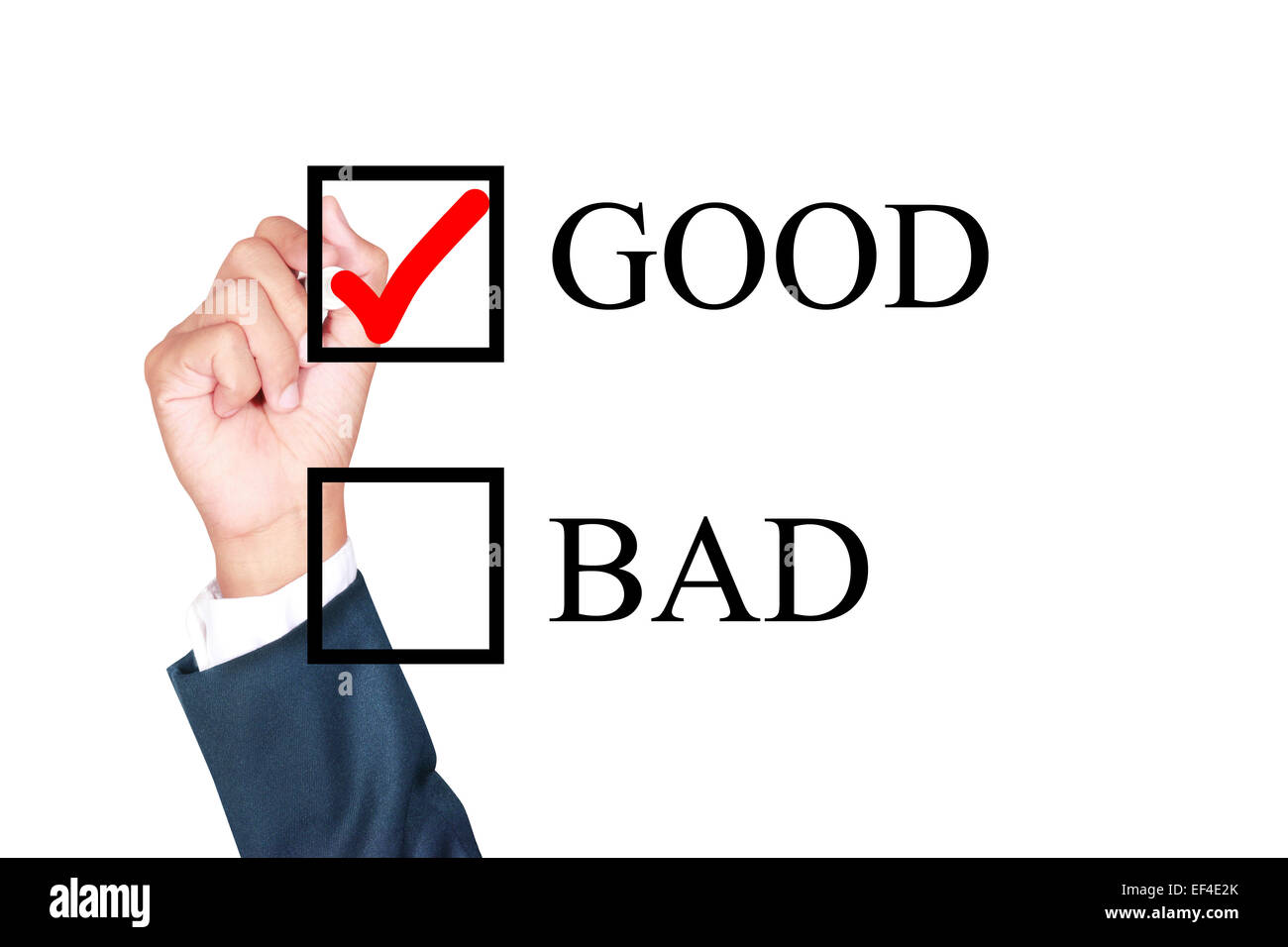 good is answer choose by businessman tick choice whiteboard white ...
