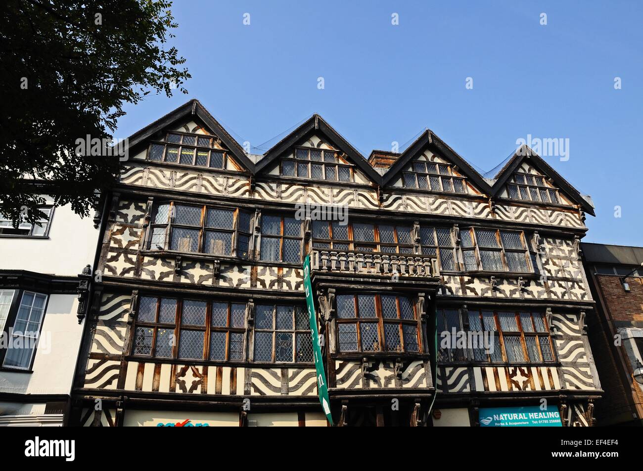 Front view of The Ancient High House along Greengate Street in the town ...