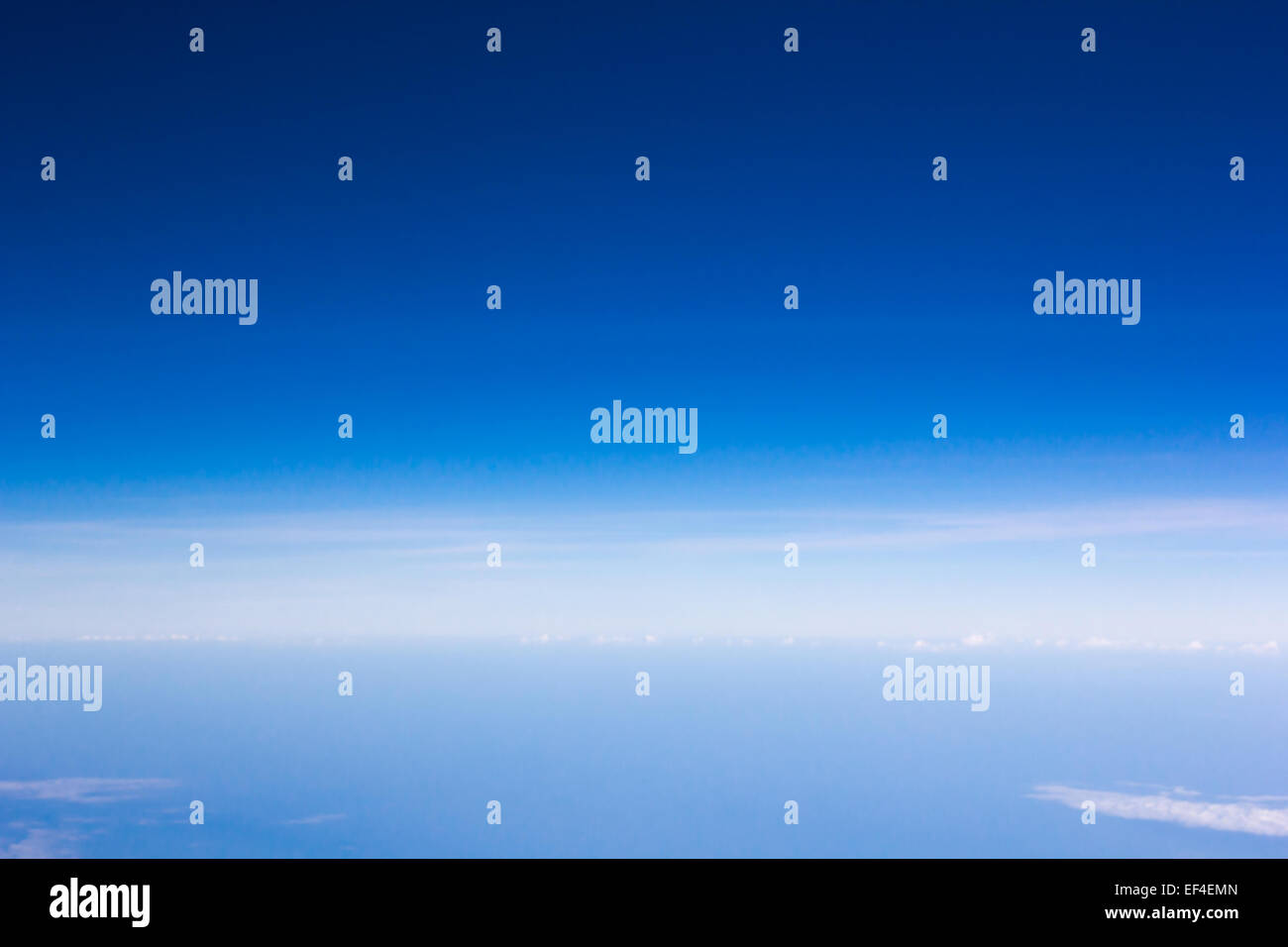 blue sky over cloud air view background only Stock Photo - Alamy