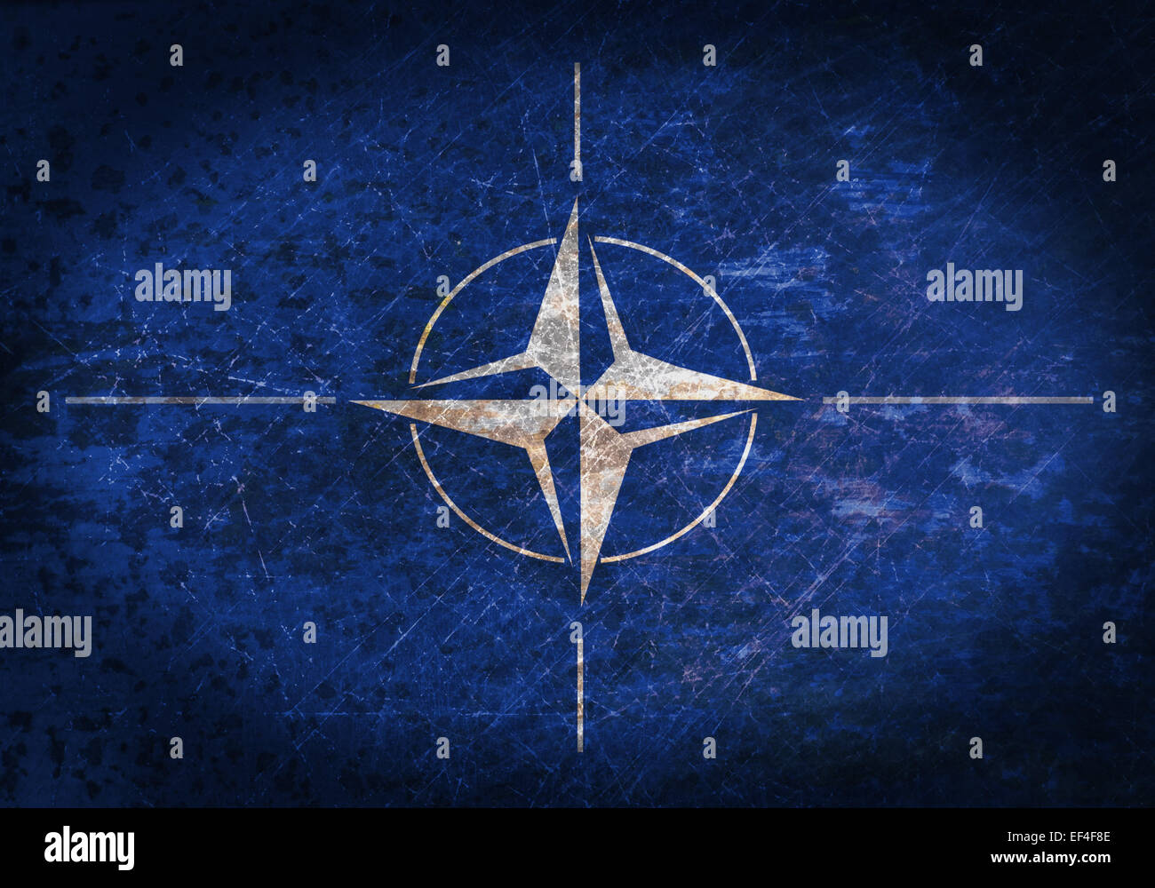White nato flag hi-res stock photography and images - Alamy