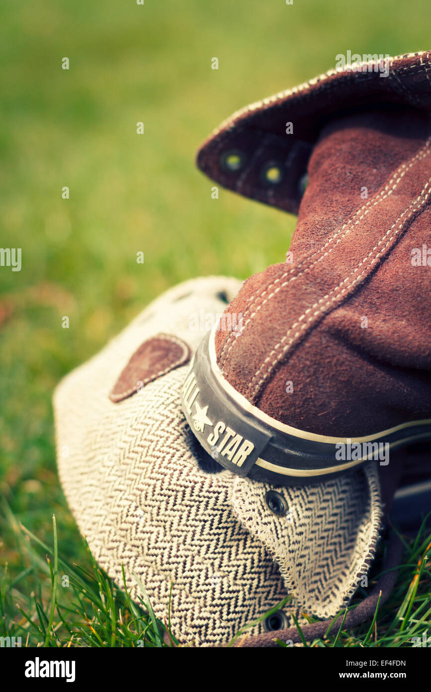 all star converse shoe, rear view Stock Photo - Alamy