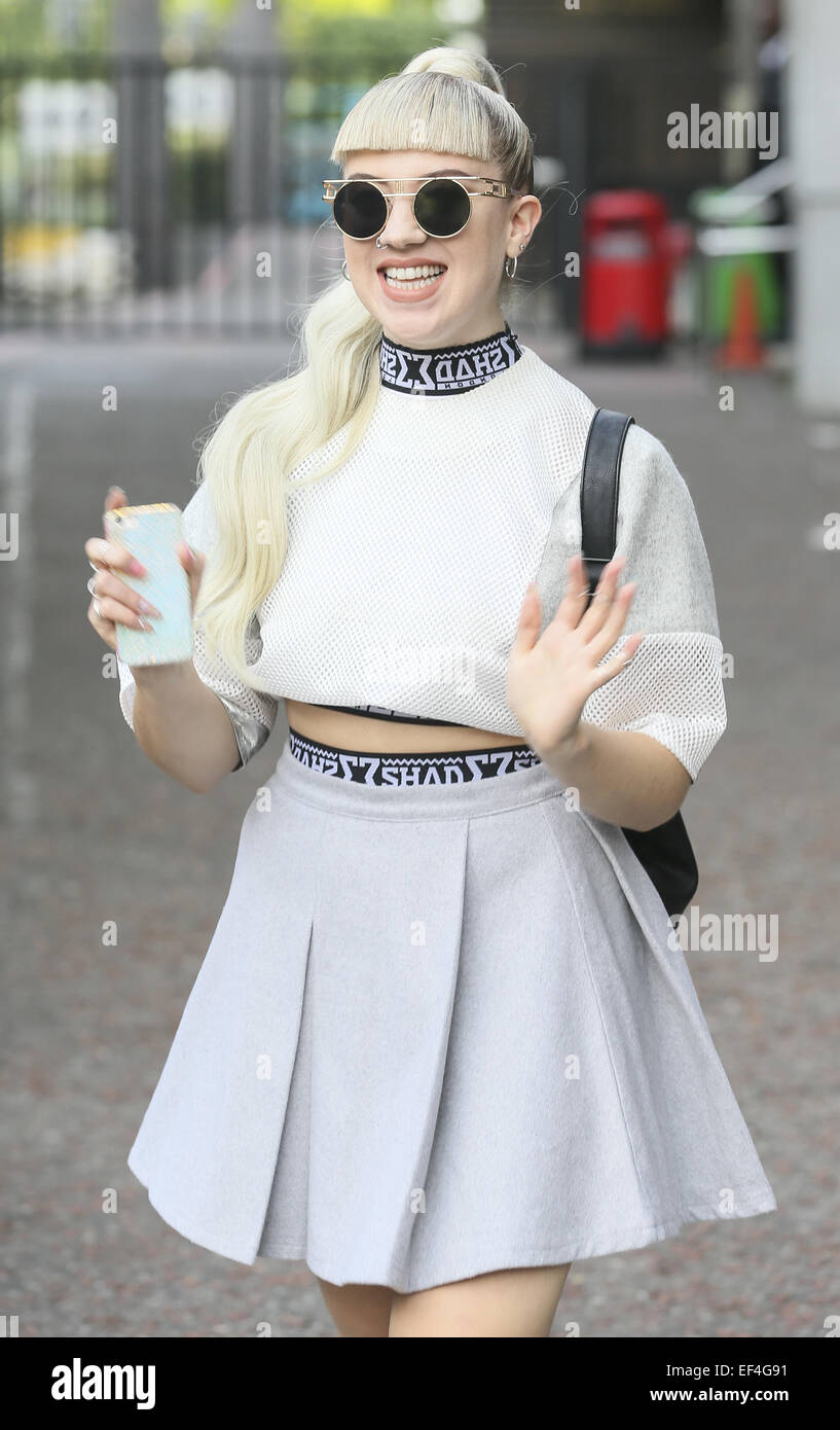 Leah McFall outside ITV Studios today Featuring: Leah McFall Where ...