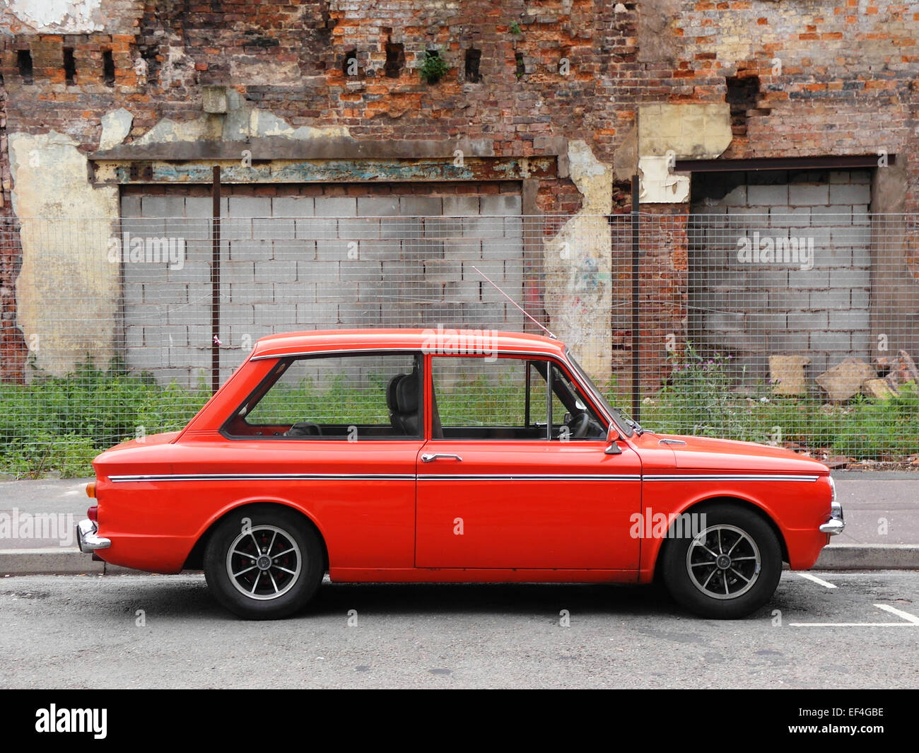 Orange vintage car hi-res stock photography and images - Alamy