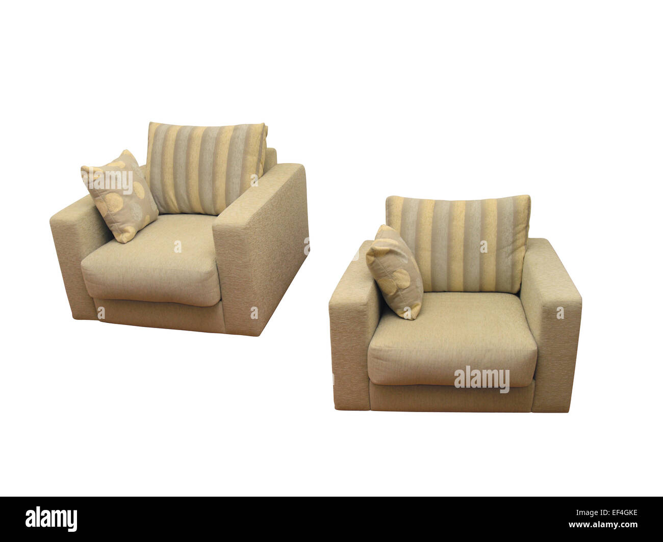 Set of chairs isolated Stock Photo - Alamy