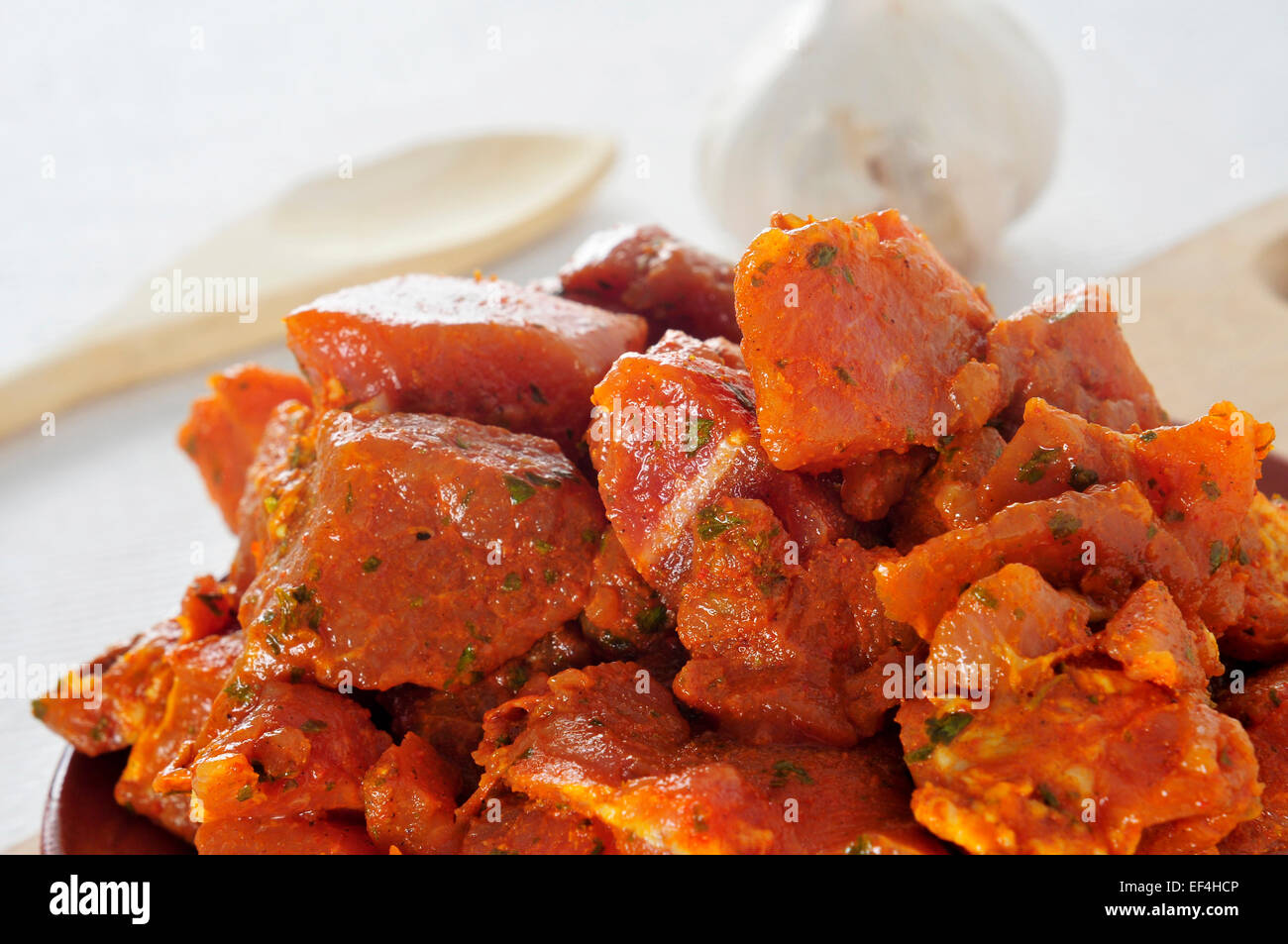 Spanish raw pinchos meat hi-res stock photography and images - Alamy