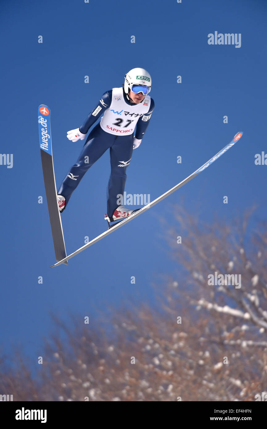 Sapporo, Hokkaido, Japan. 25th Jan, 2015. Shohei Tochimoto (JPN) Ski ...