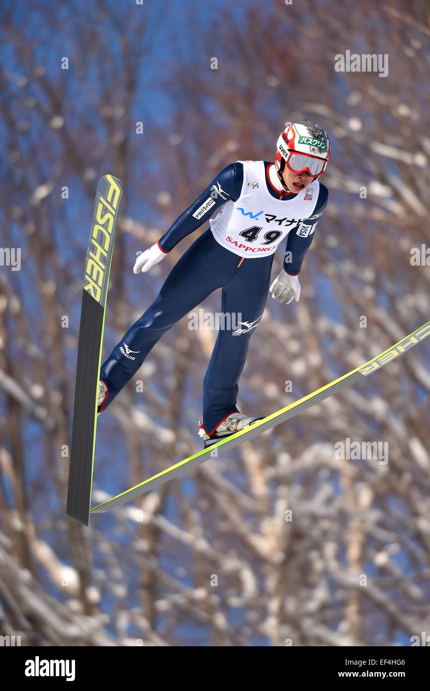 Sapporo, Hokkaido, Japan. 25th Jan, 2015. Taku Takeuchi (JPN) Ski ...