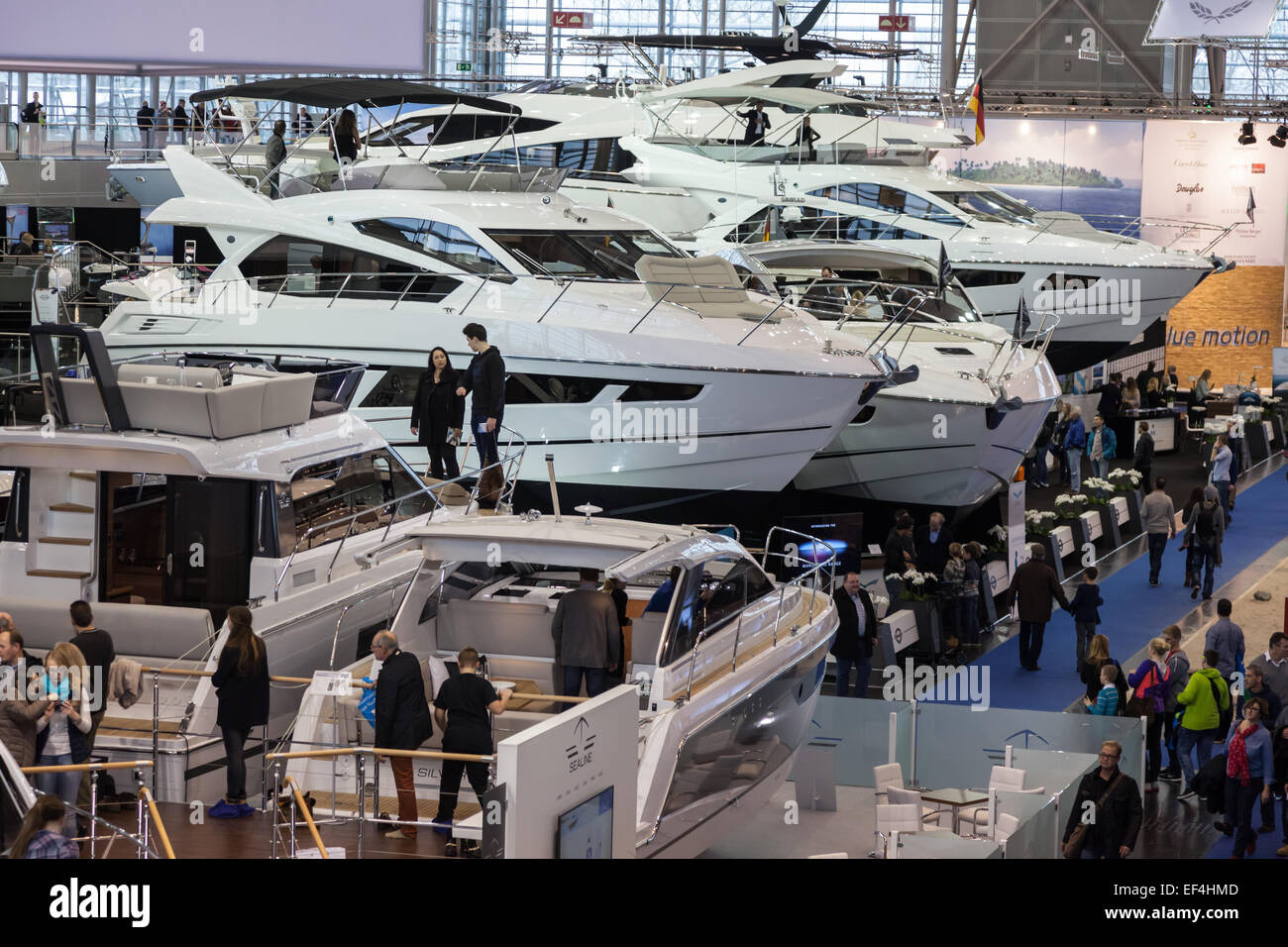Dusseldorf boat exhibition hi-res stock photography and images - Alamy