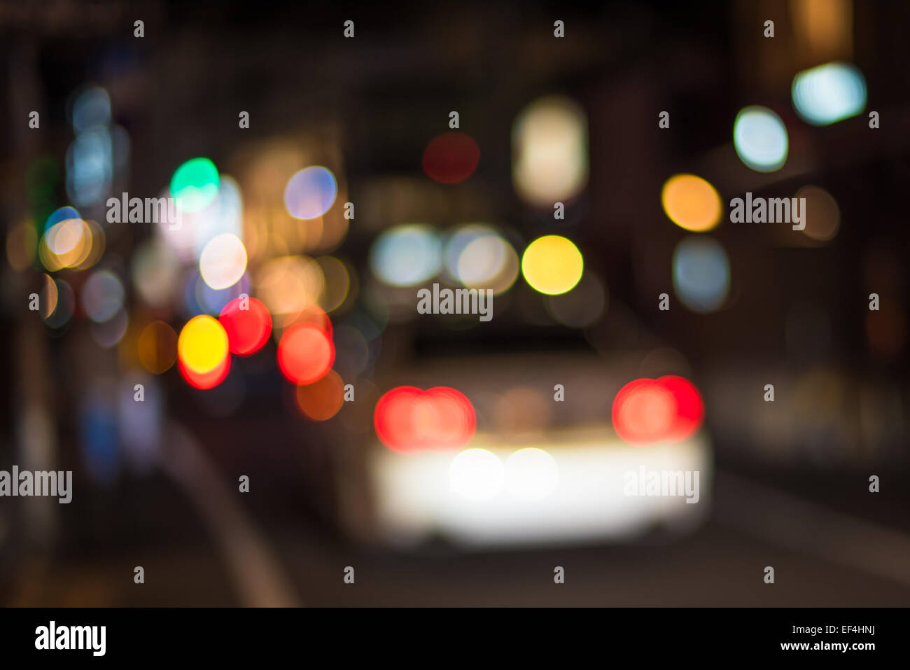 Urban traffic bokeh background Stock Photo - Alamy
