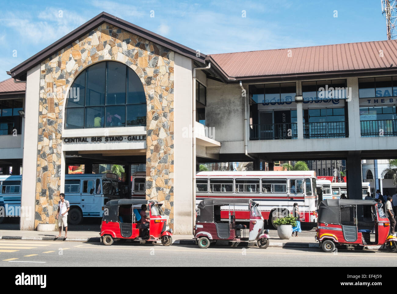 Ashok-Leyland bus at Galle Bus Station,Galle, Sri Lanka Stock Photo - Alamy