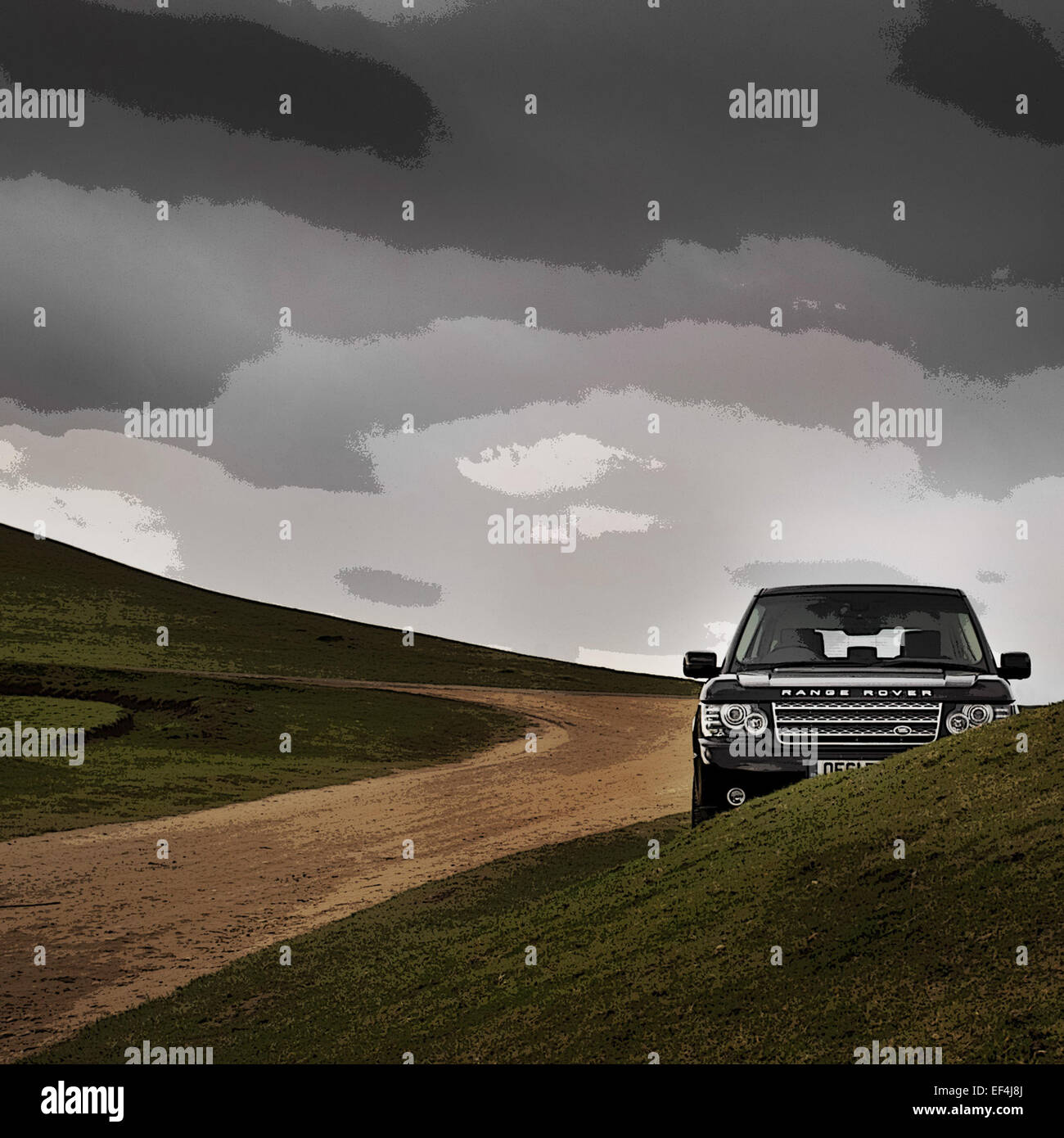 Range rover land hi-res stock photography and images - Alamy