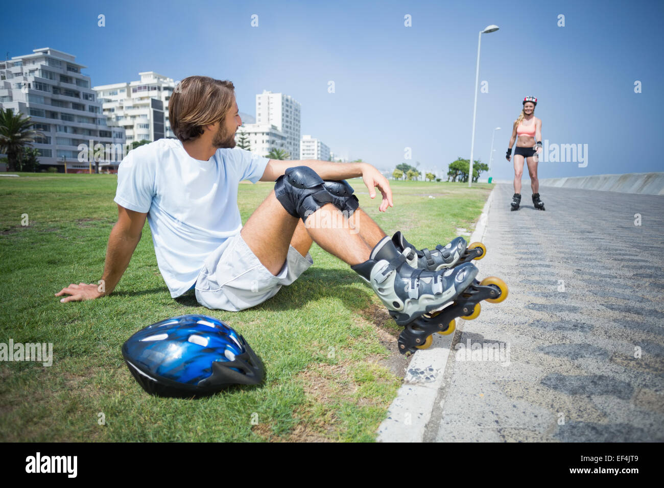 Male roller blade hi-res stock photography and images - Alamy