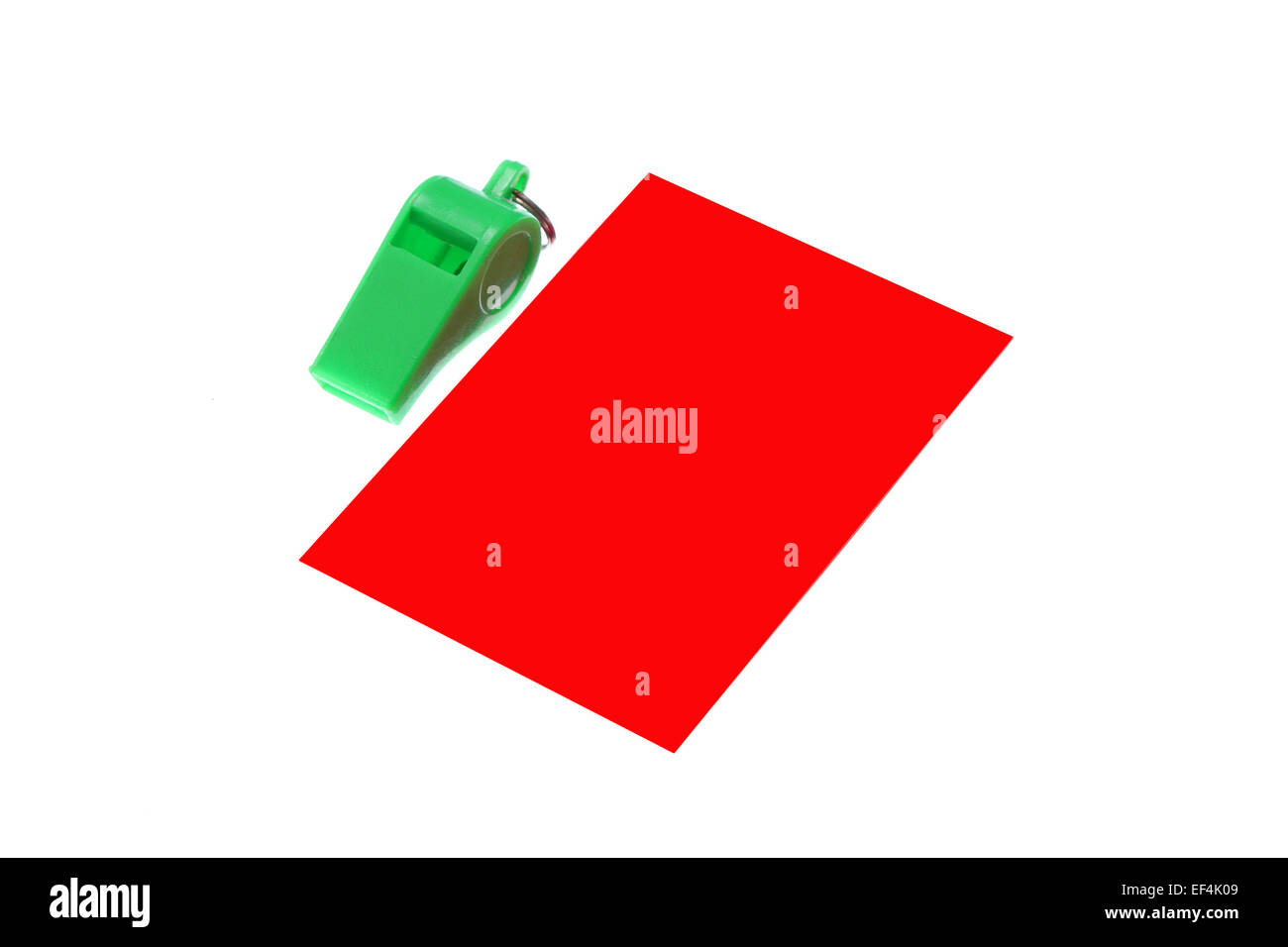 Referee soccer whistle Cut Out Stock Images & Pictures - Alamy