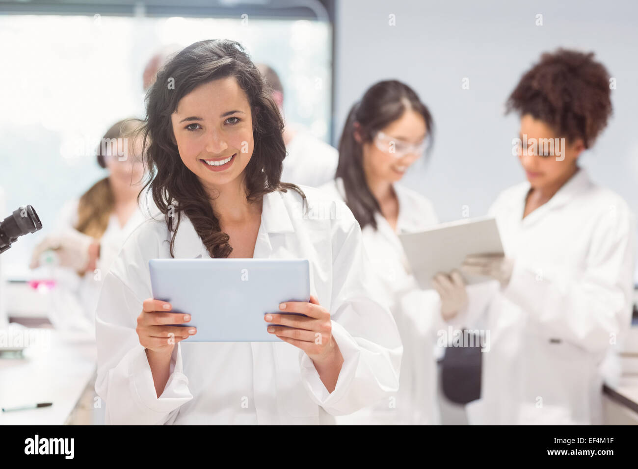 School tablet science hi-res stock photography and images - Alamy