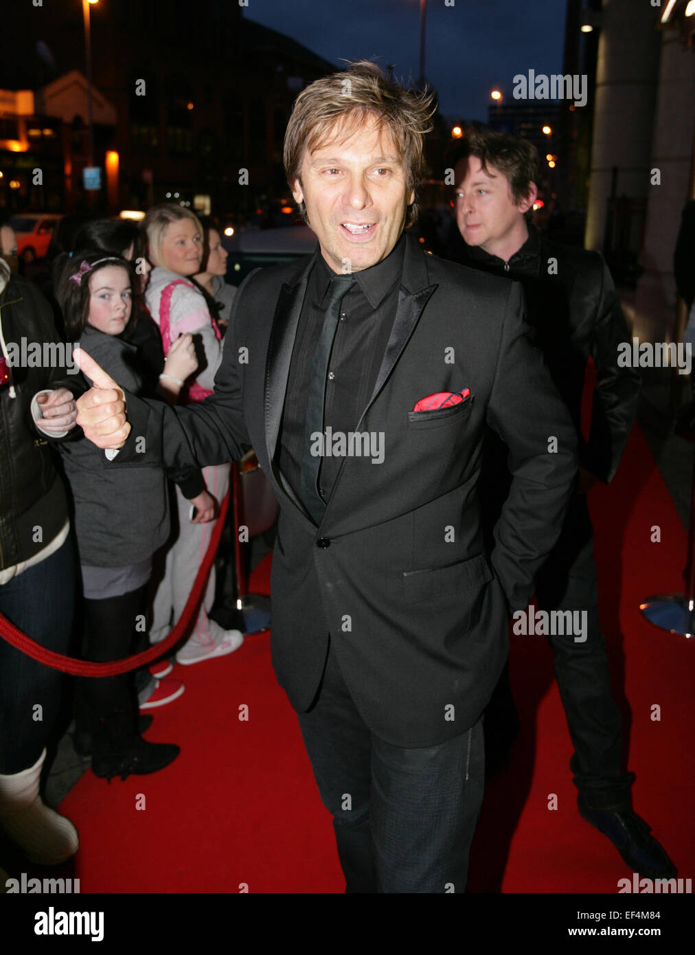 Duran Duran's Roger Taylor arrives for the Fate Awards at Belfast's ...