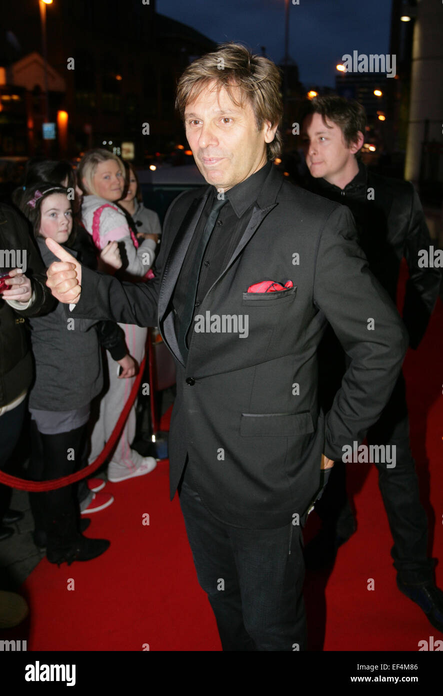 Duran Duran's Roger Taylor arrives for the Fate Awards at Belfast's ...