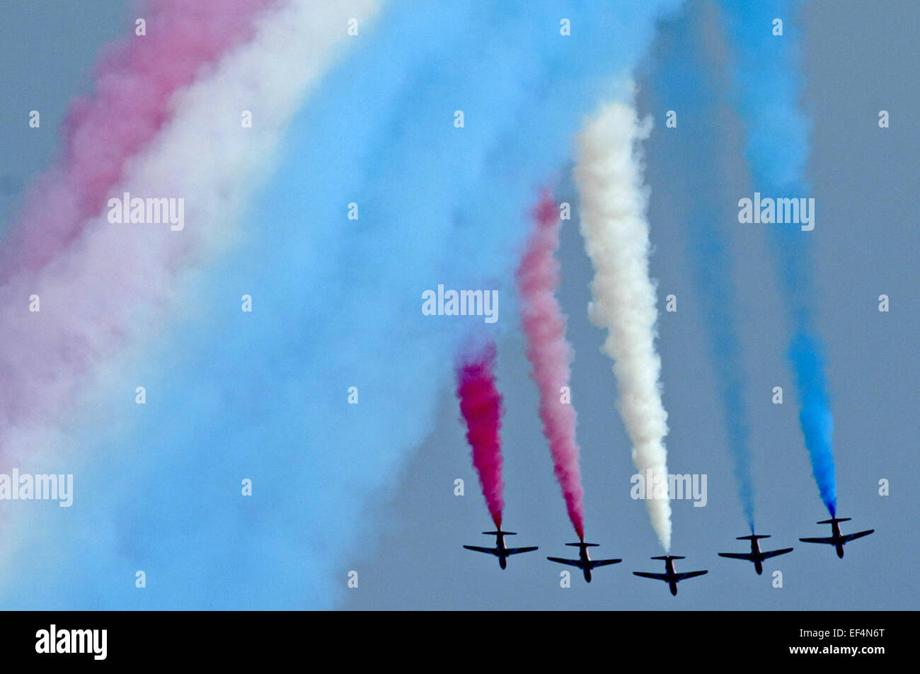 The Red Arrows, officially known as the Royal Air Force Aerobatic Team ...