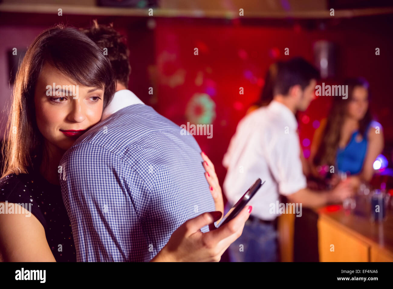 Cute couple slow dancing together hi-res stock photography and images ...