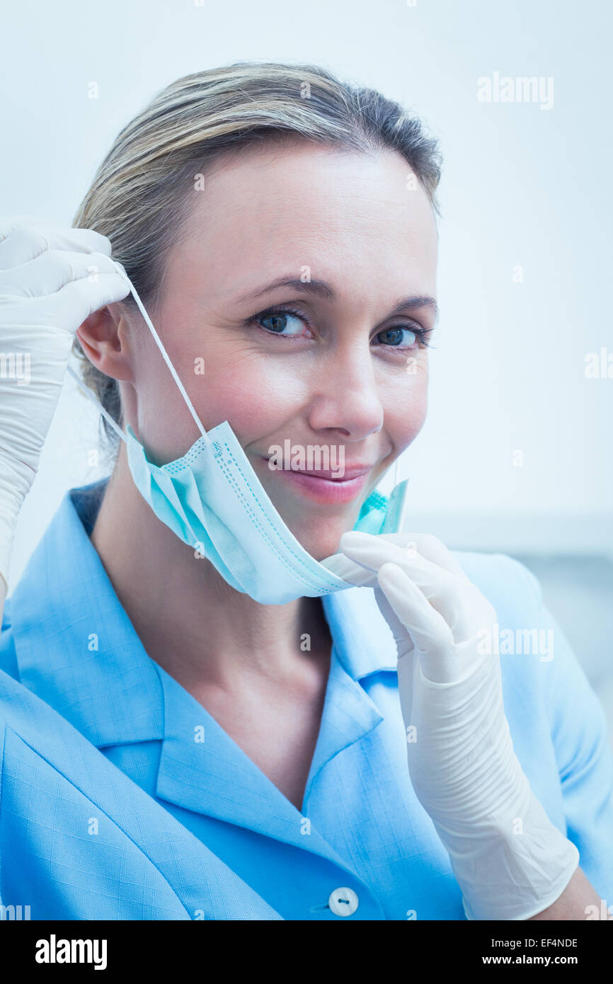 Smiling young female dentist Stock Photo - Alamy Smiling young female dentist Stock Photo - Alamy