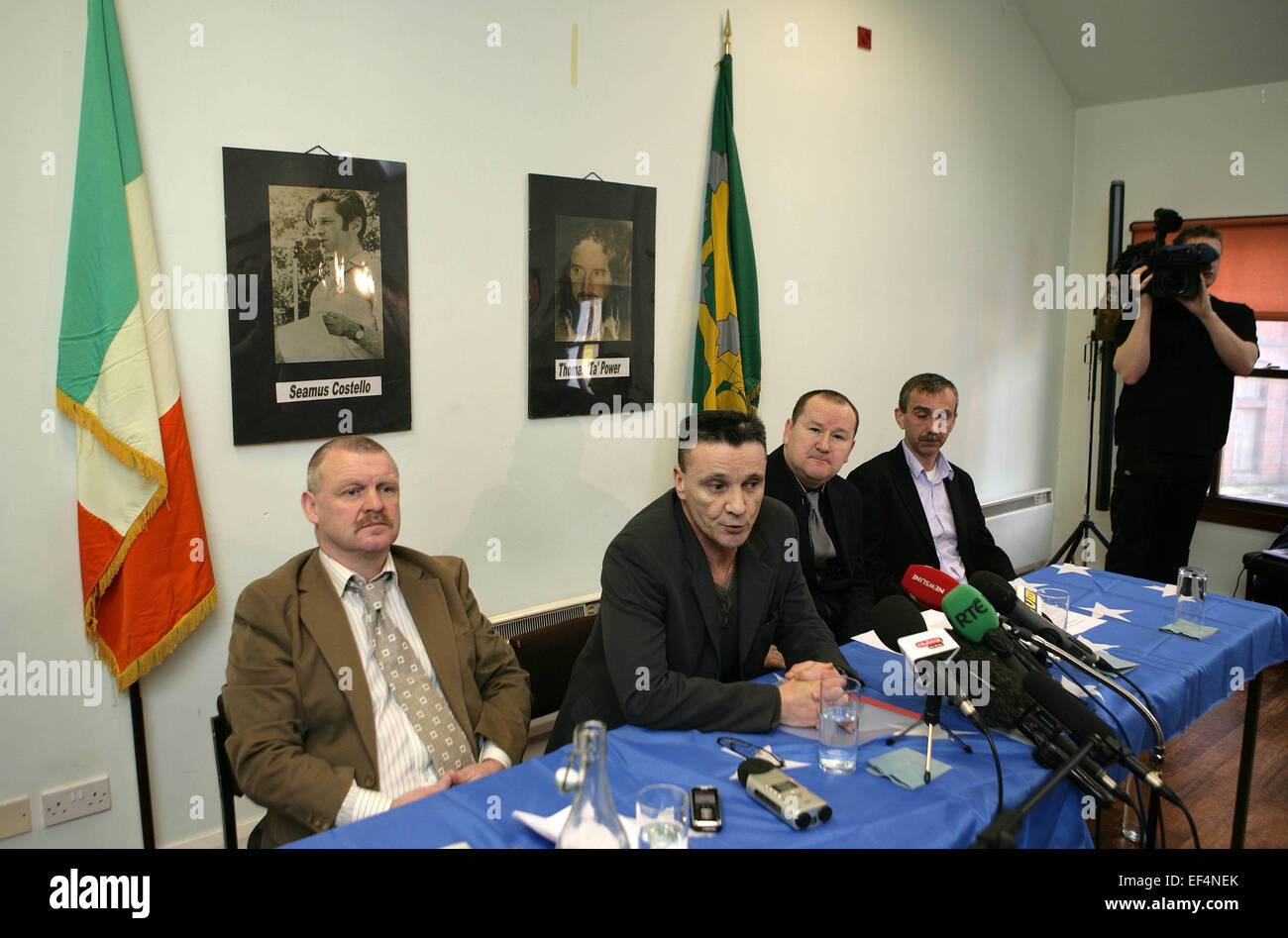 Former INLA (Irish National Liberation Army) prisoners (from left to ...