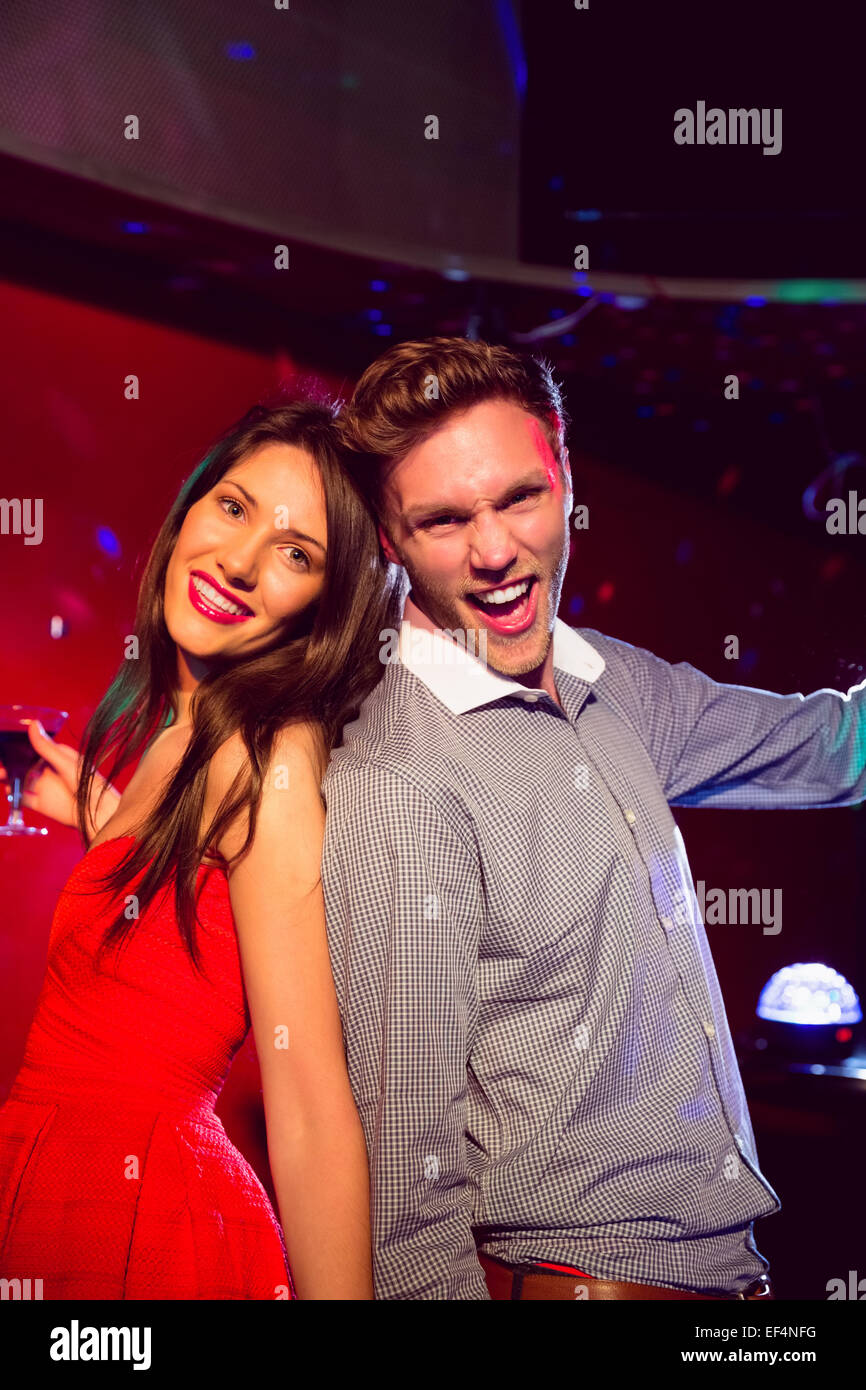 Handsome man dancing smiling hi-res stock photography and images - Alamy