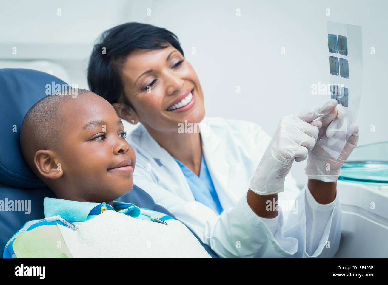 Female dentist explaining dental hygiene hi-res stock photography and ...